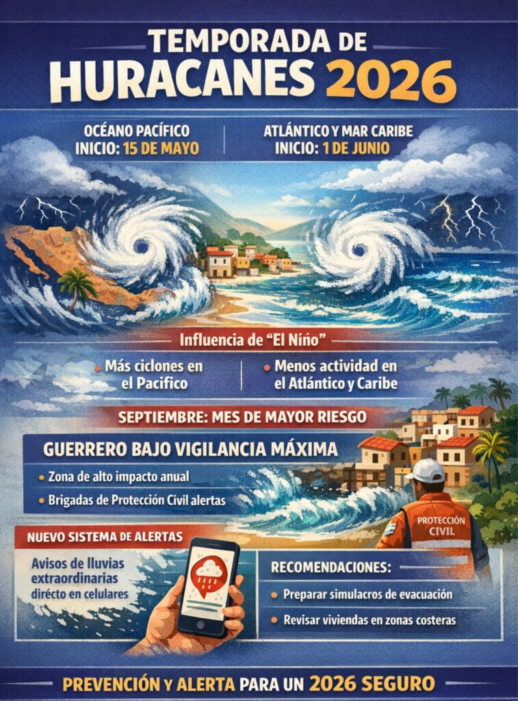 Temporada de huracanes 2026: fechas clave, impacto de El Niño y nuevo ...